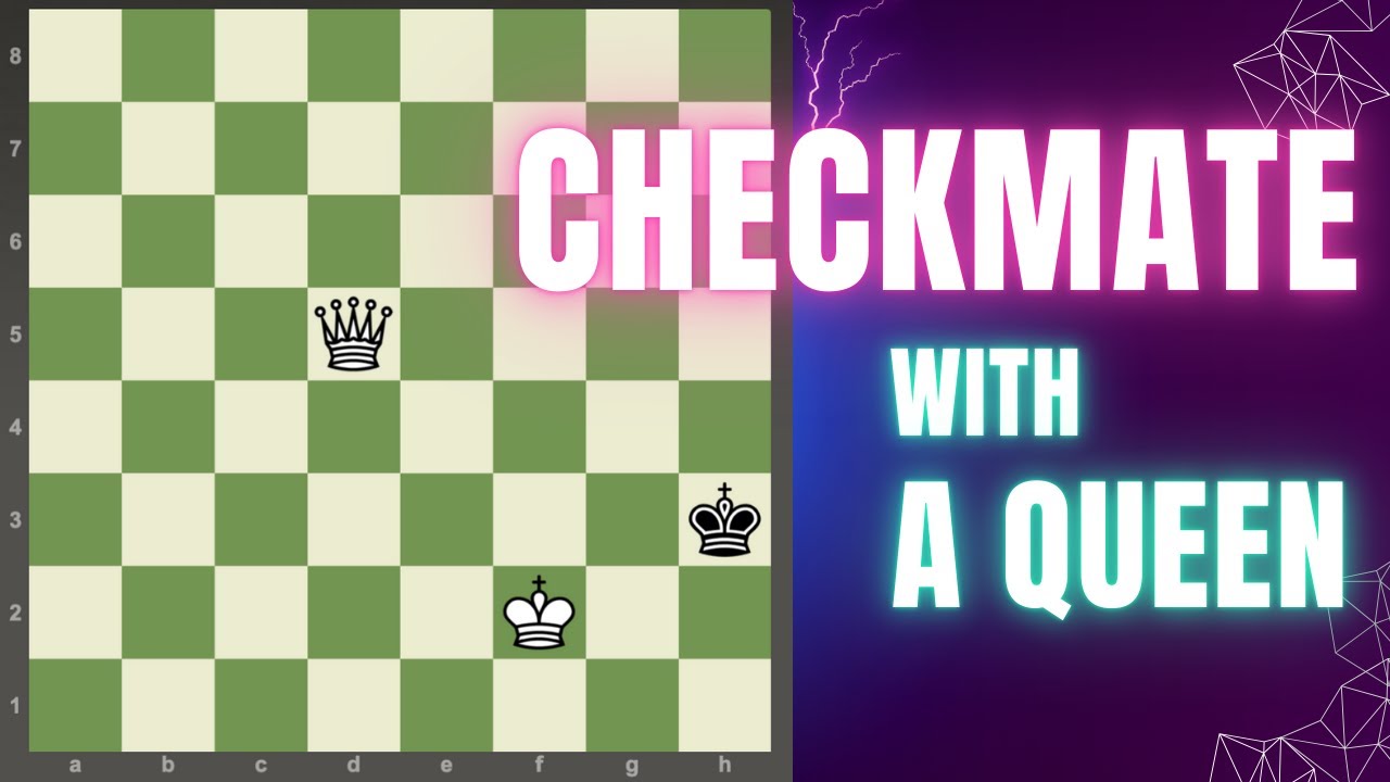 How to Checkmate with Queen in Chess - YouTube