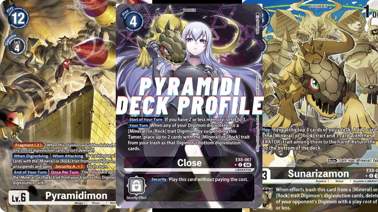 Pyramidimon Profile Special Booster 2.5 | DCG | DraxJ - YouTube