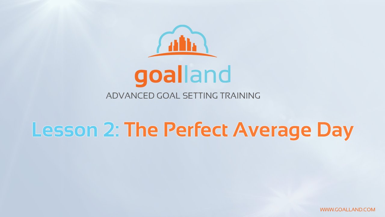 Lesson 2: The Perfect Average Day - YouTube