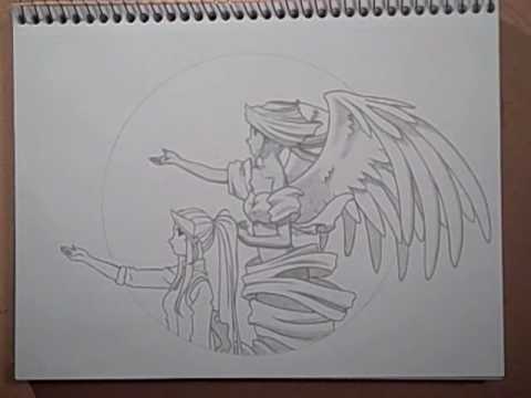 The Amateur Artist (Manga sketchbook: Belldandy Singing) - YouTube