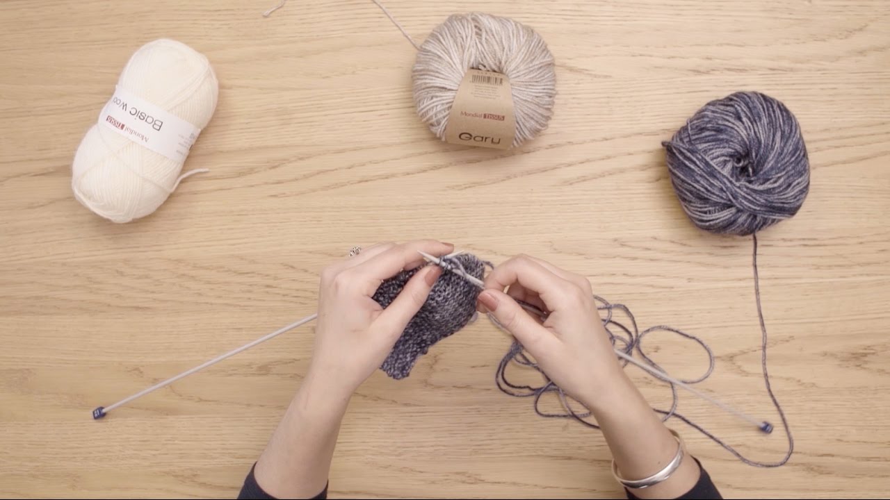 Les bases du tricot - YouTube