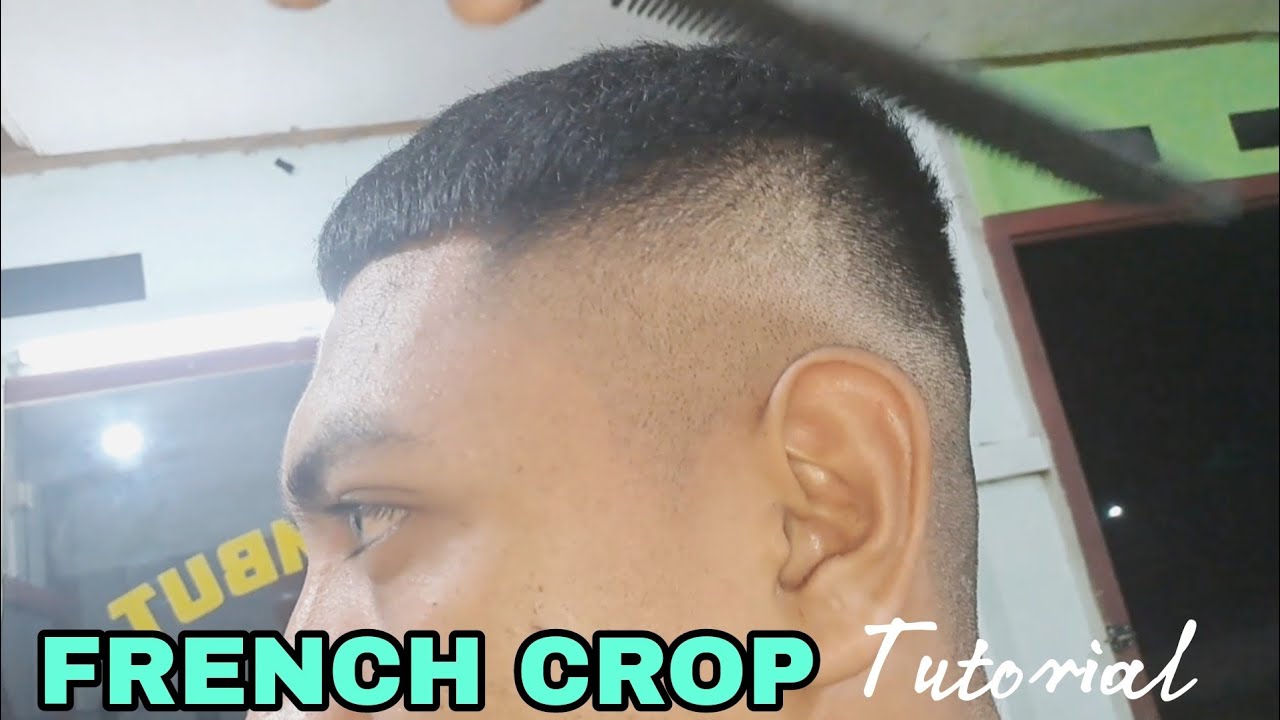 Tutorial Potong Rambut Model French Crop - YouTube
