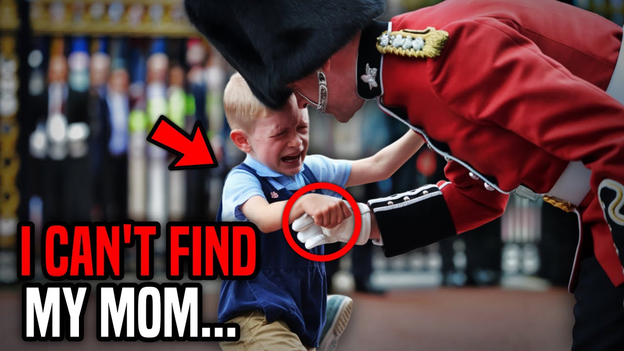 Royal Guard BREAKS Protocol to Reunite a Lost Boy with His Mother—A Truly Emotional Moment - YouTube