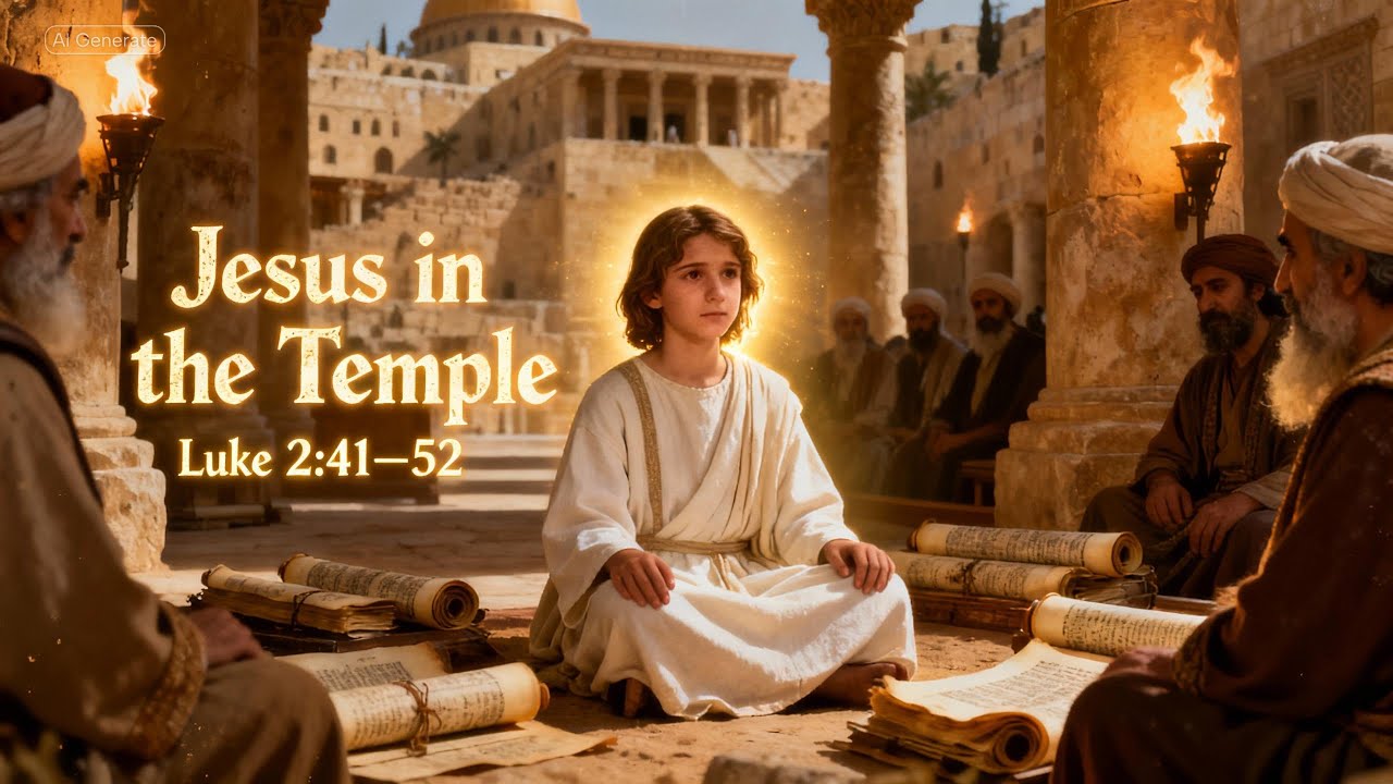 Jesus in the Temple as a Boy – A Cinematic Bible Story (Luke 2:41–52 ...