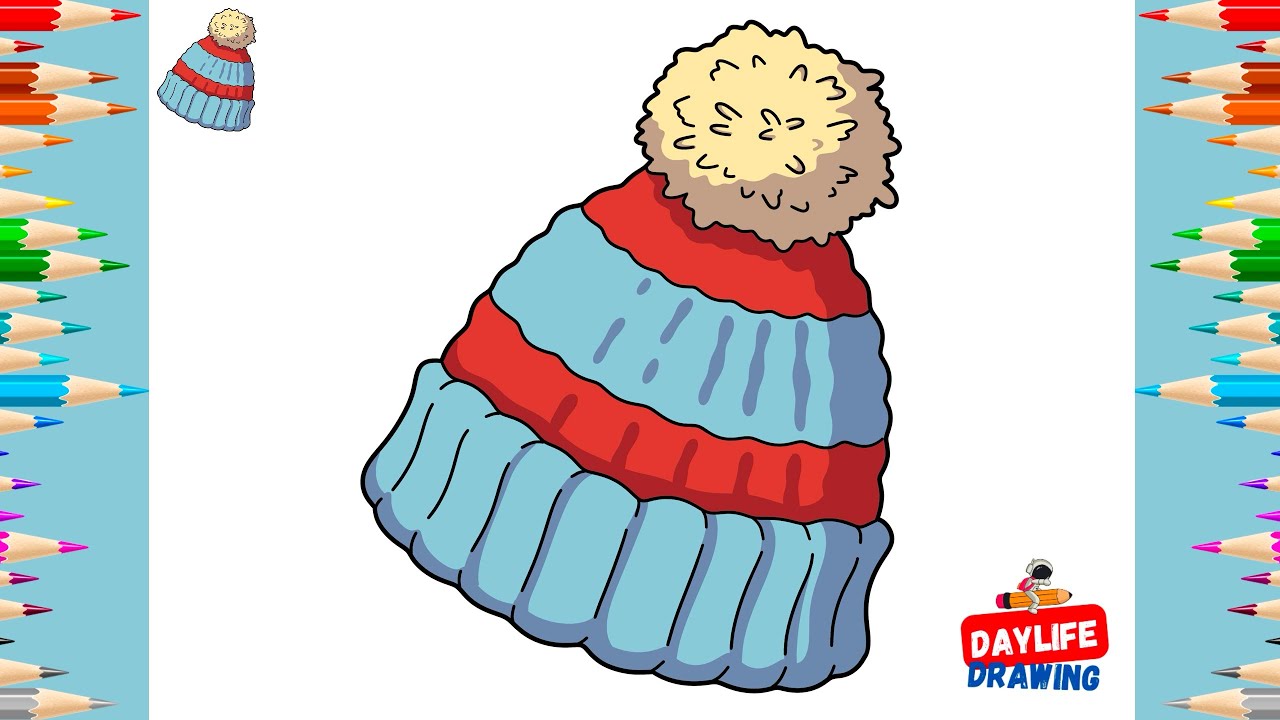 How to Draw a Beanie step by step - YouTube