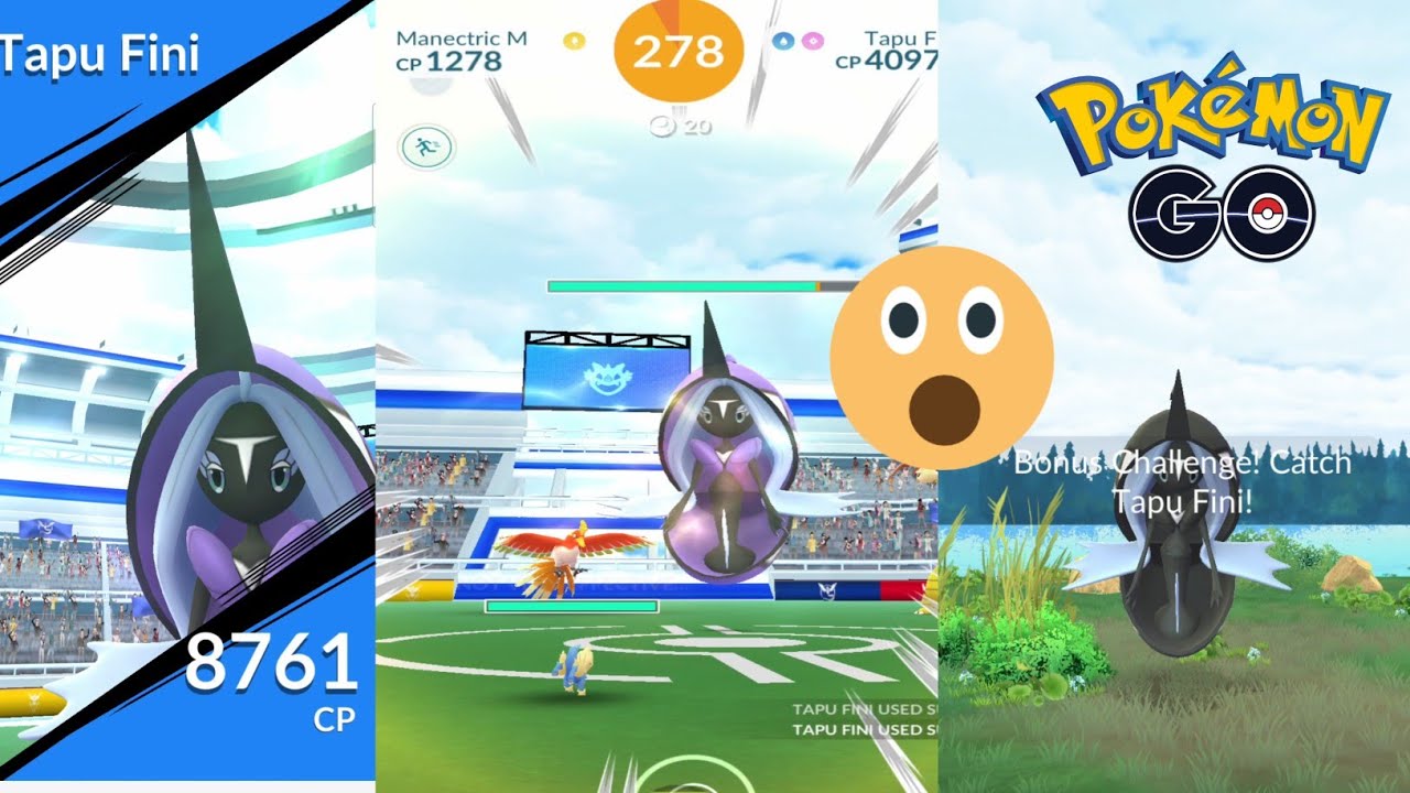 Tapu fini raid in Pokémon go 2024 #pokemongo #raidbattles #gamming ...