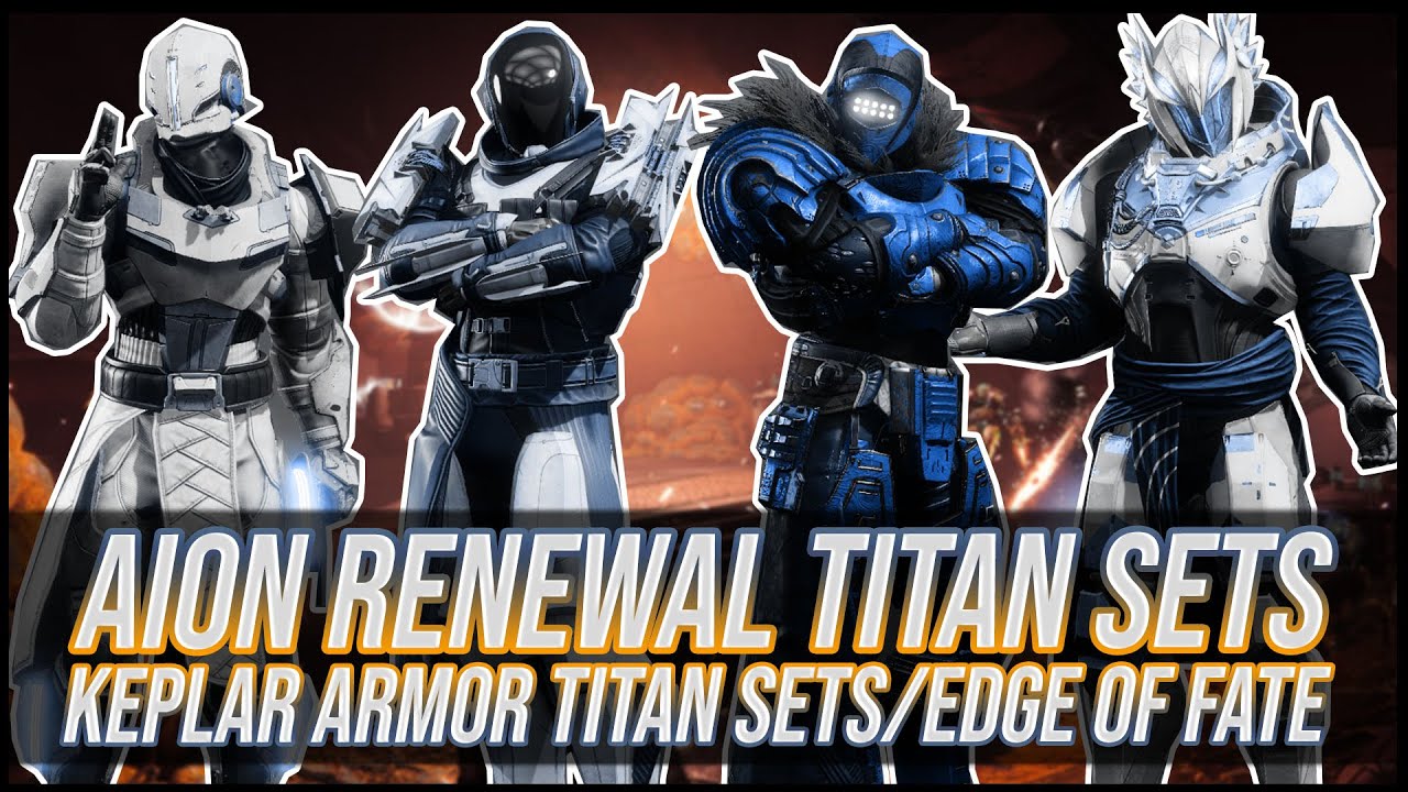 Destiny 2: Aion Renewal Titan Sets | Ash and Iron - YouTube