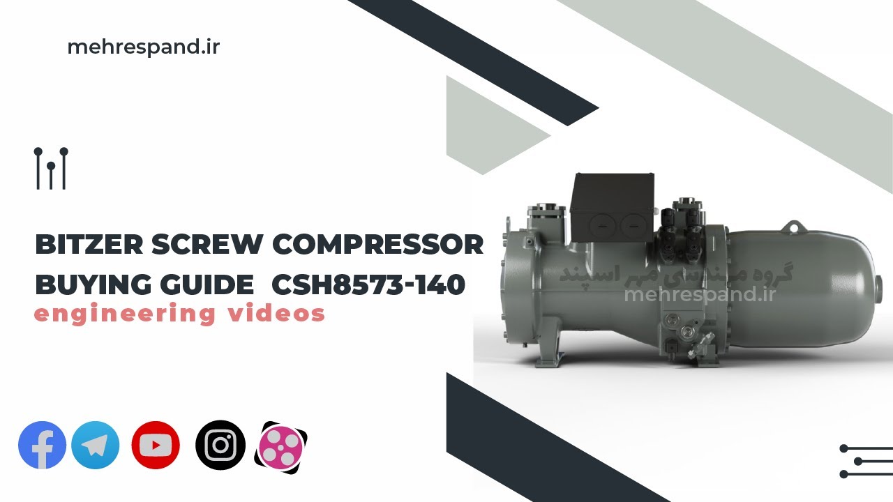 Bitzer screw compressor buying guide CSH8573-140 - YouTube