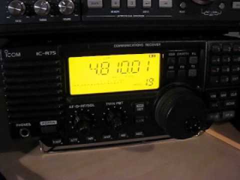 Shortwave Receiver Comparing Test Part 8 - Icom IC-R75 - YouTube