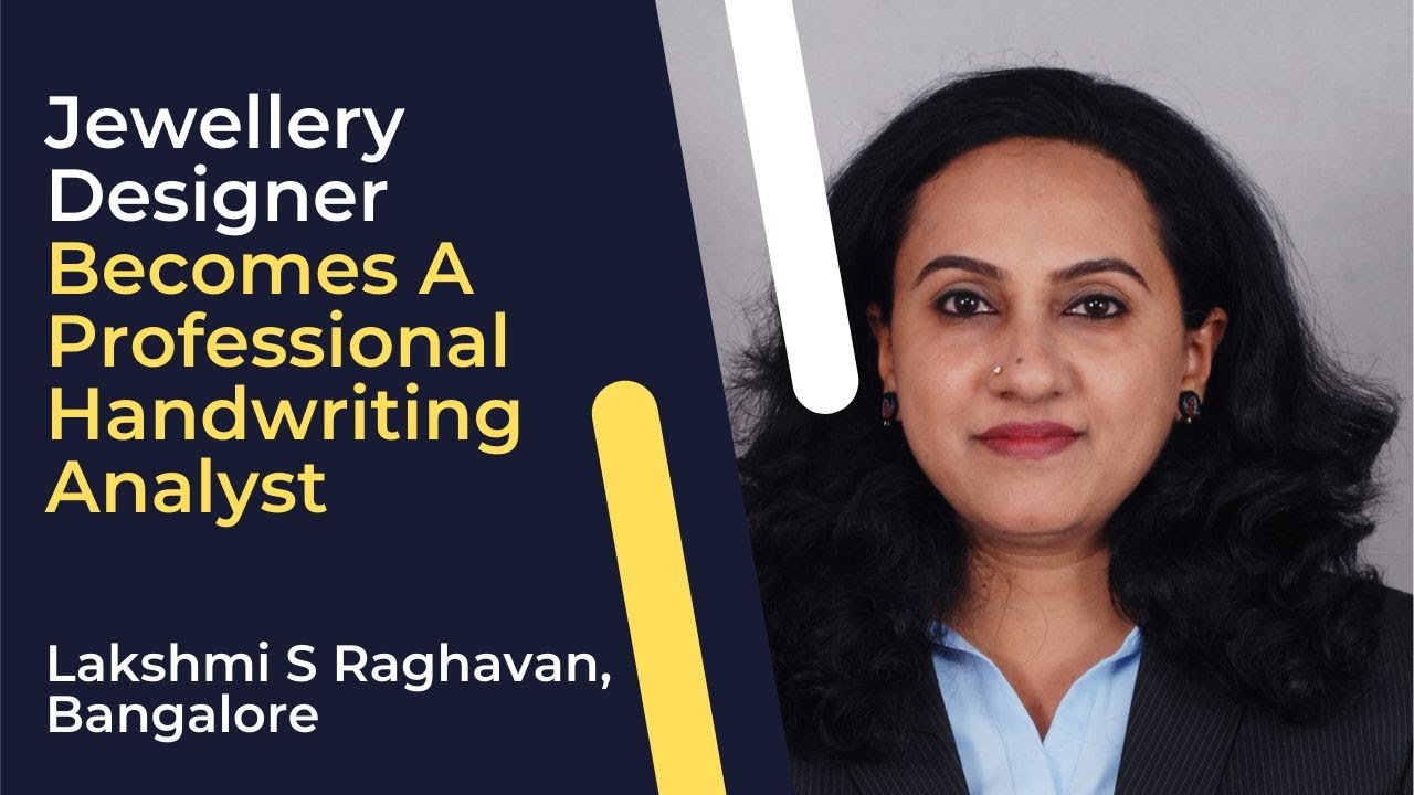 Jewellery Designer Becomes A Professional Handwriting Analyst - YouTube