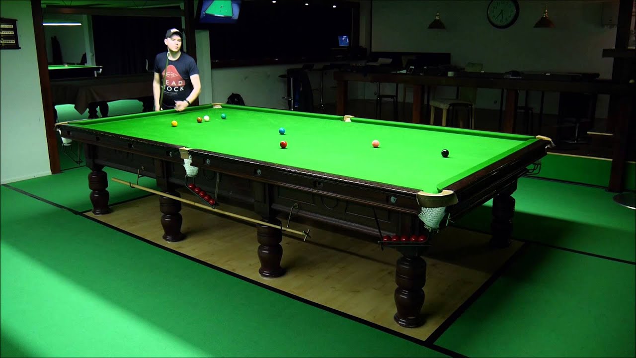 Snooker screw back training - YouTube