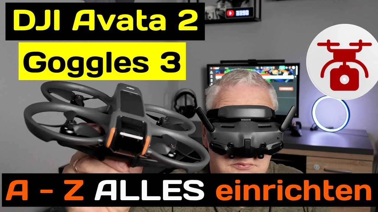 DJI Avata 2 Einrichten & Einstellungen Drohne Googles 3 Motion ...