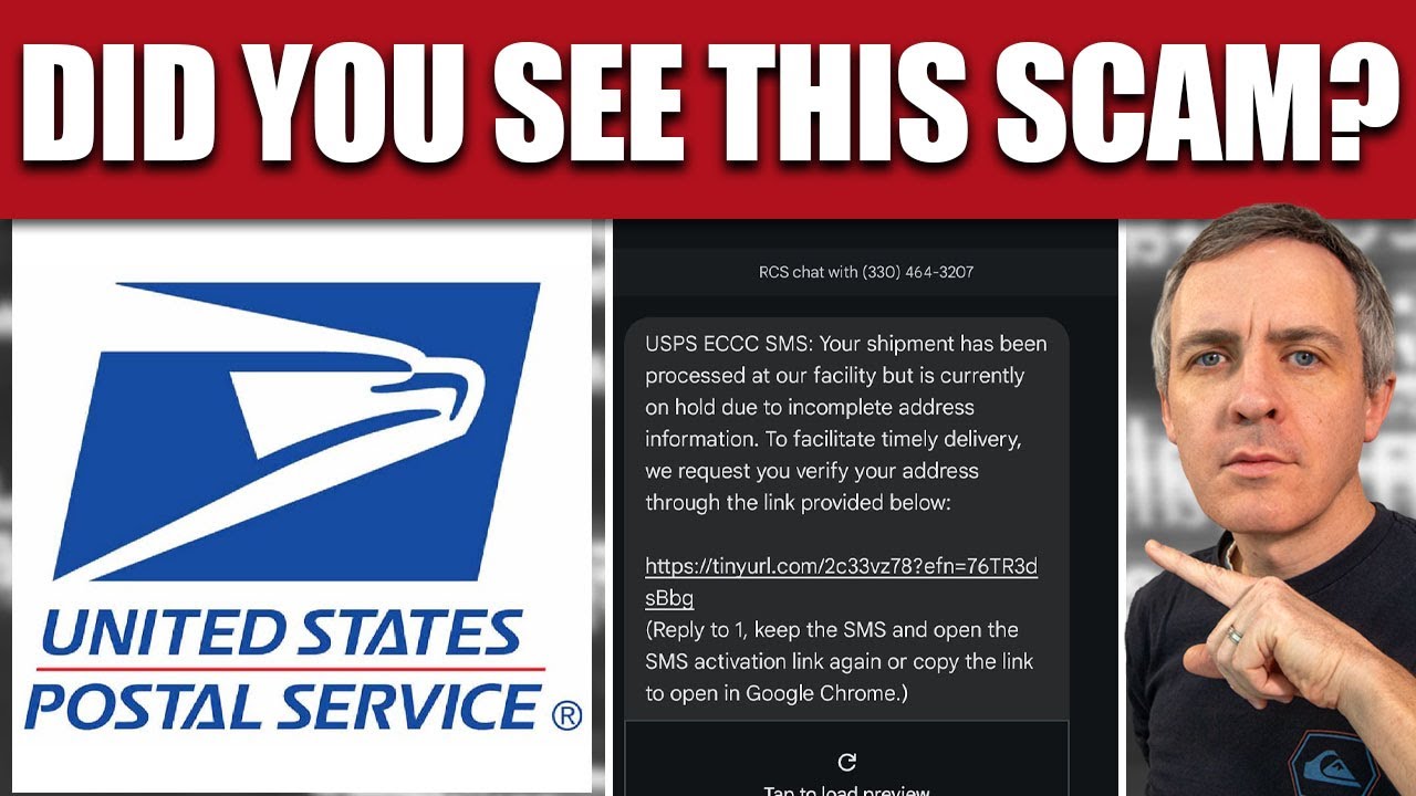 USPS ECCC SMS Text Scam for Shipment 'On Hold' Due To 'Incomplete ...