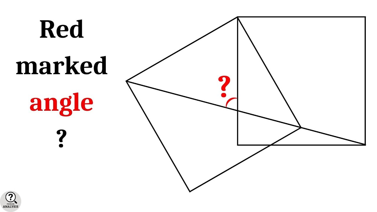 Angle between Intersecting Squares problem | Advanced math problems ...
