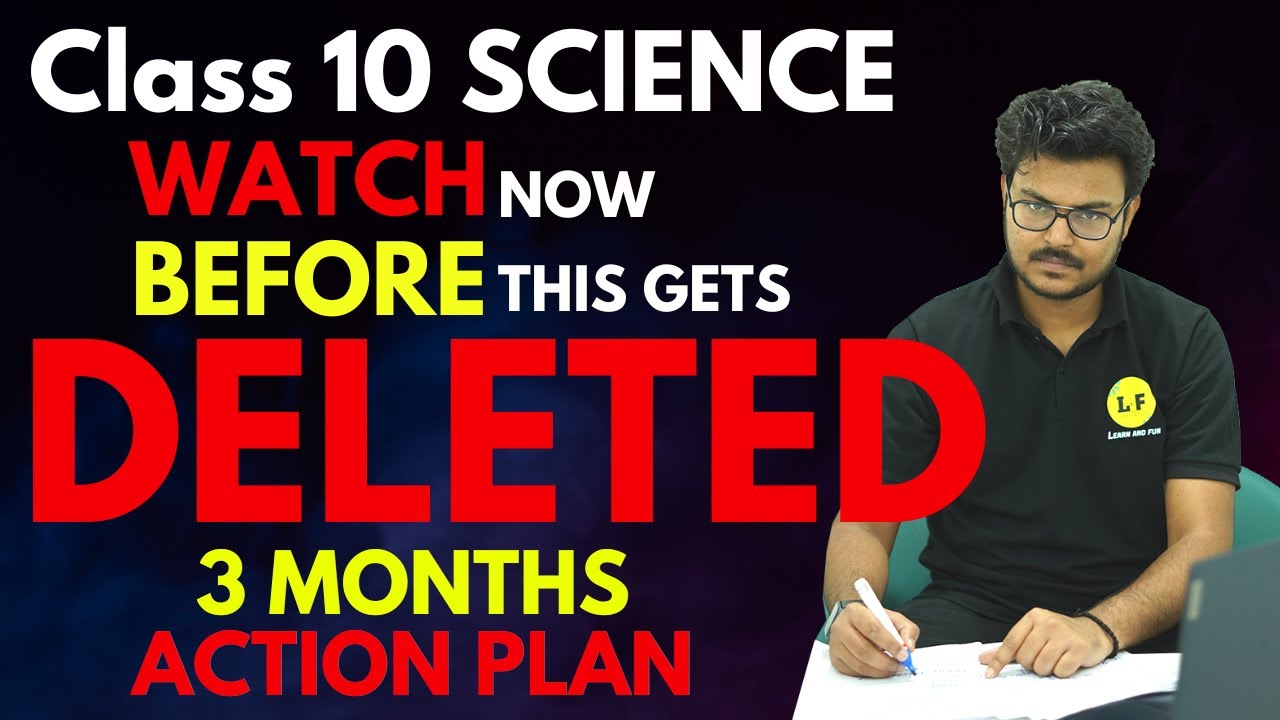 Class 10 Science Last 3 Months Study Plan For Board Exam 2023 | Must ...