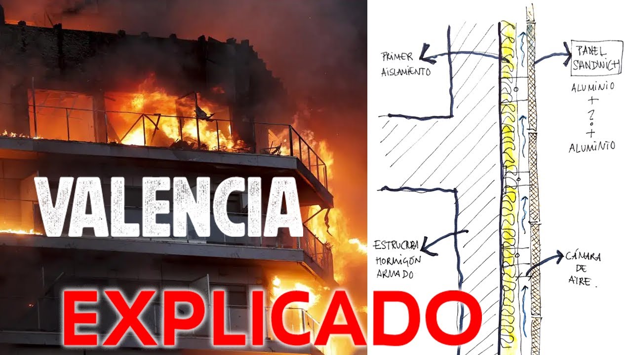 Edificio INCENDIADO en VALENCIA ( Arquitecto LO EXPLICA) - YouTube