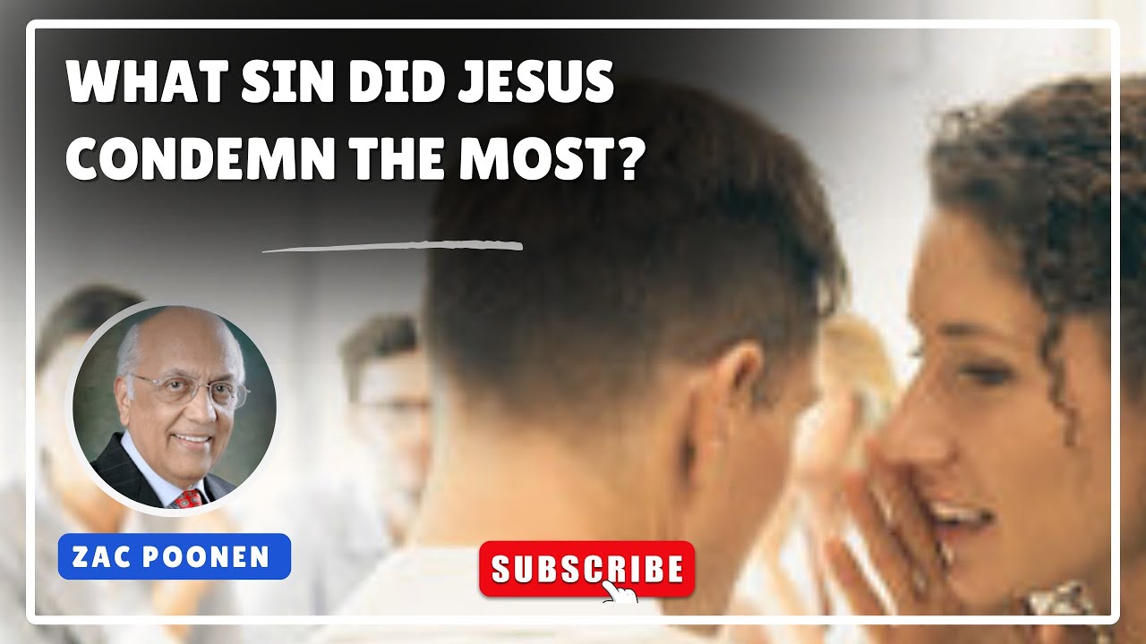 What Sin Did Jesus Condemn The Most? #freedomfromsin #newcovenant # ...