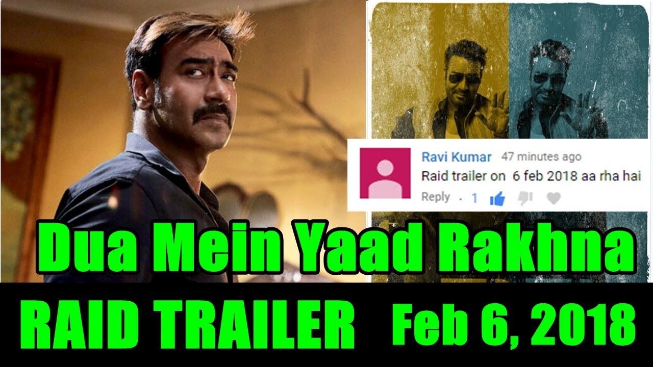 Raid Trailer Out On February 6, 2018 I Ajay Devgn - YouTube