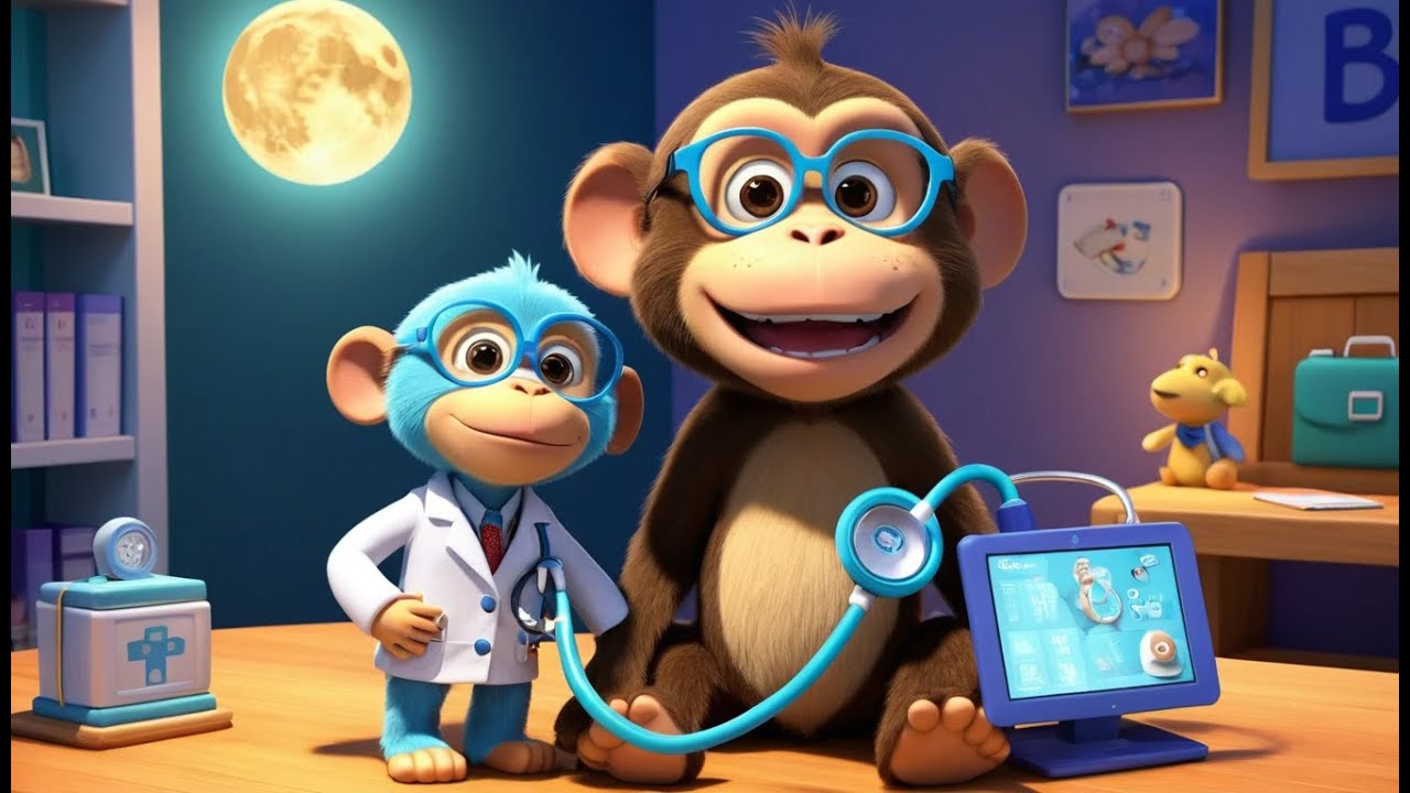 Five Little Monkeys Jumping on the Bed | Fun Nursery Rhyme for Kids ...