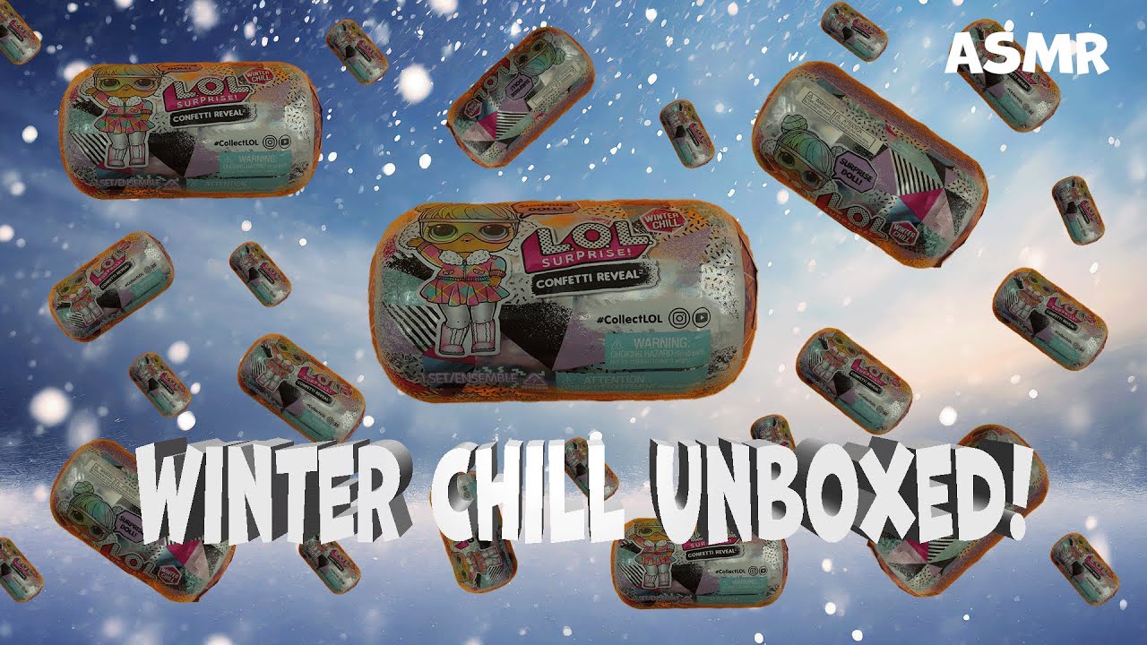Silent Unboxing - L.O.L. Surprise Winter Chill Confetti Dolls Reveal ...