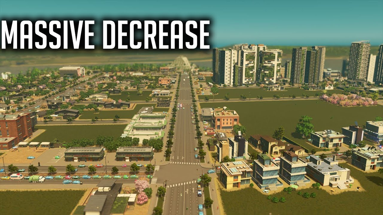 MASSIVE POPULATION DECREASE - Cities Skylines Green Cites Let's play ...