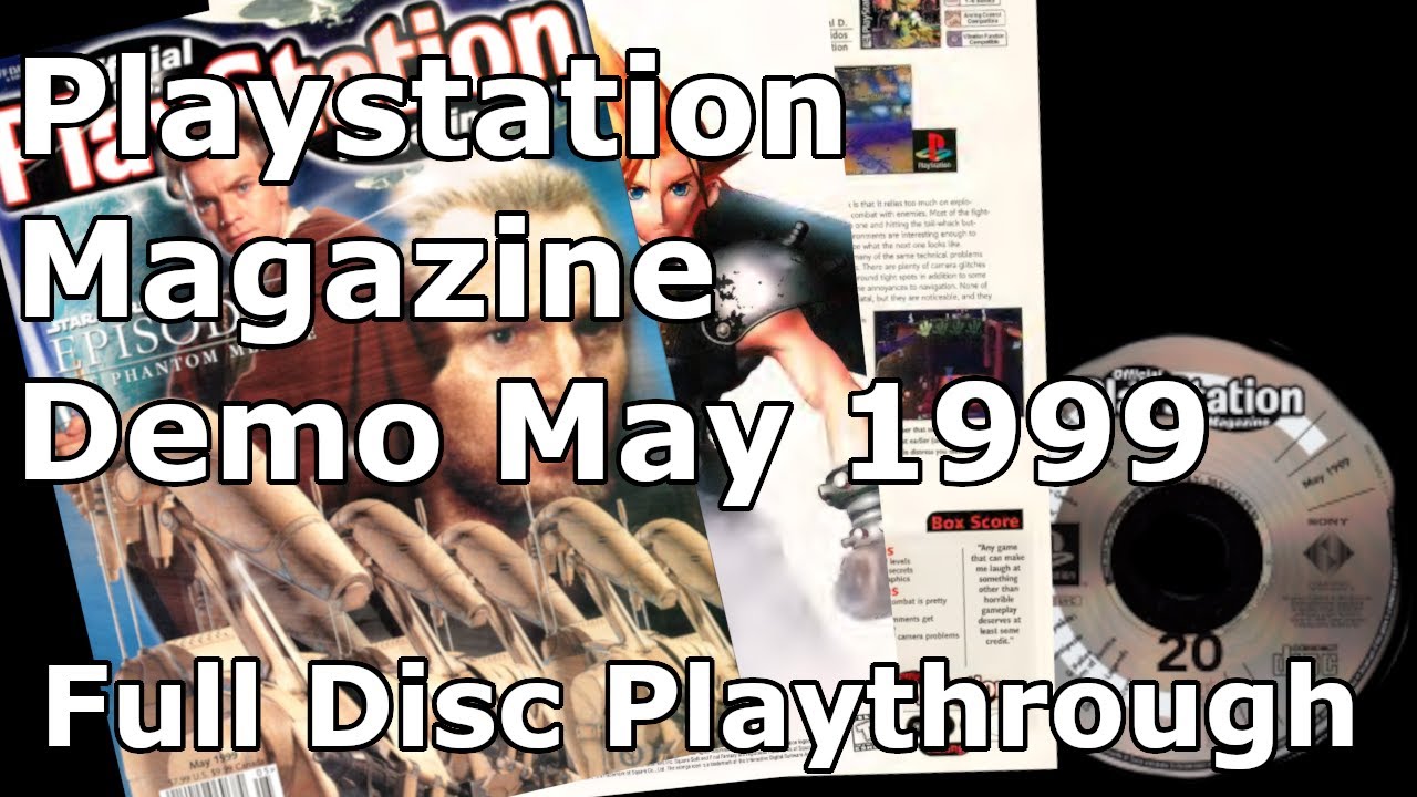 Official Playstation Magazine - Demo Disc May 1999 (20) - YouTube