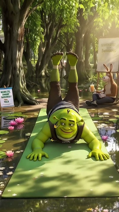 Shrek tries to get abs 💪 - YouTube