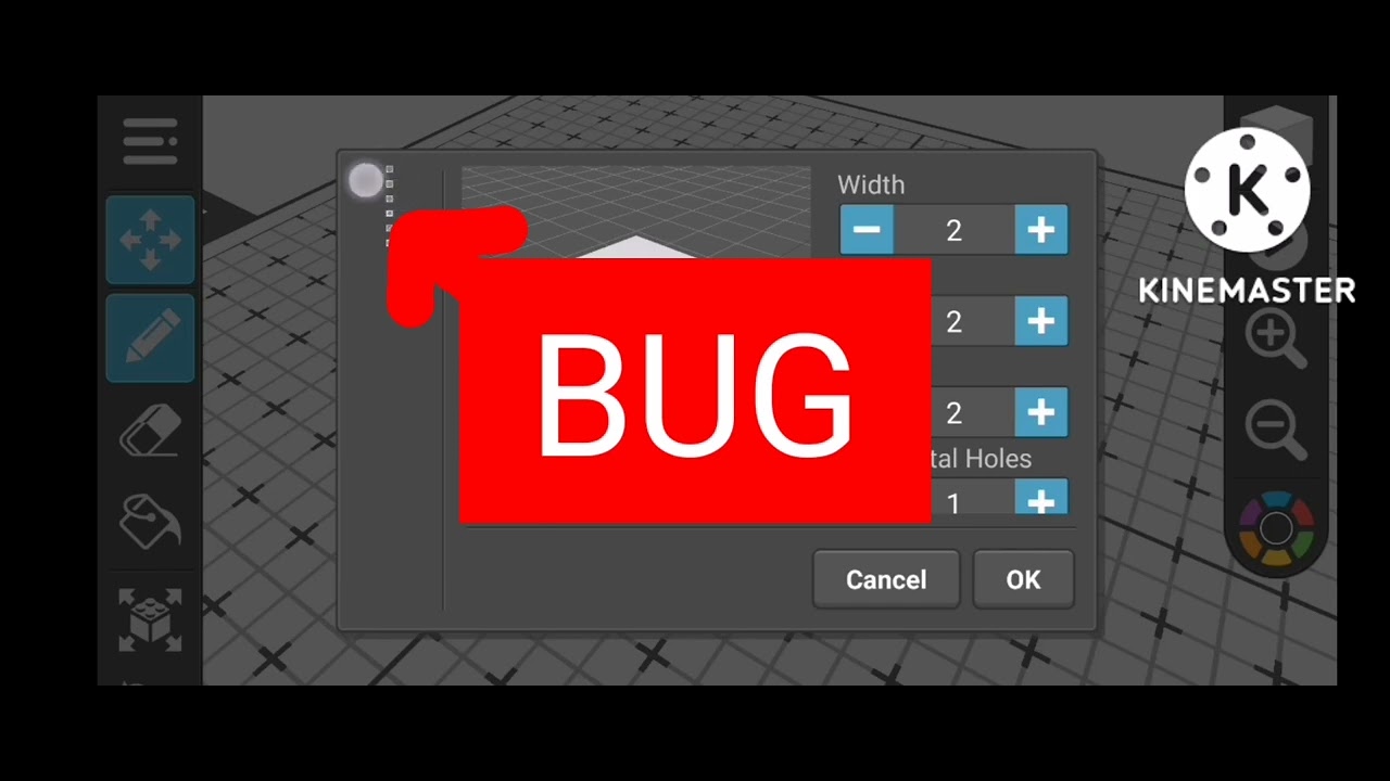 BUG: Hole changer | Draw Bricks - YouTube