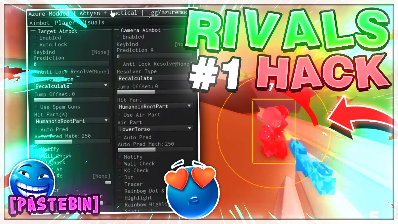 [OVERPOWERED] RIVALS SCRIPT *PASTEBIN* GUI | AIMBOT, RAGE, SKIN CHANGER ...