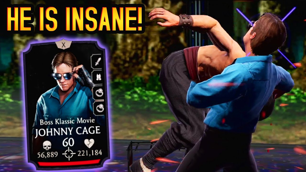 MK Mobile. Action Movie Johnny Cage Gameplay. His Combos Are INCREDIBLE ...