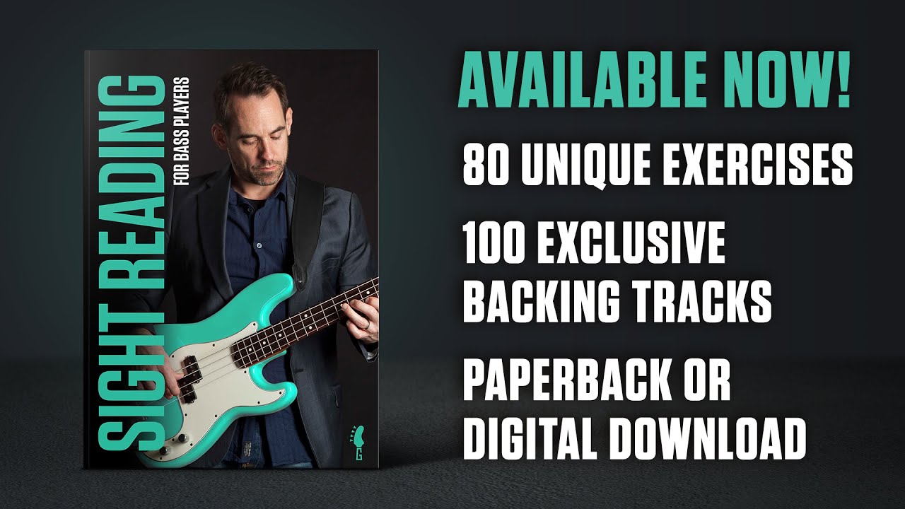 Sight Reading For Bass Players Book || Now Available - YouTube
