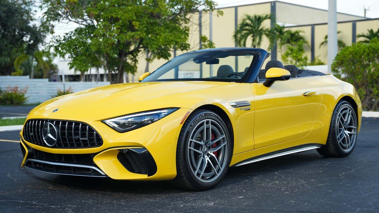 2022 Mercedes-AMG SL55 Walk-around Video - YouTube