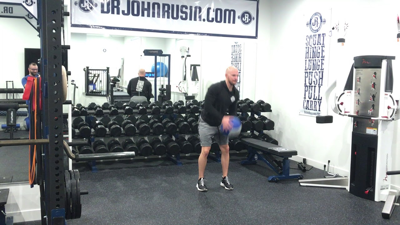 Rotational Med Ball Slam - YouTube