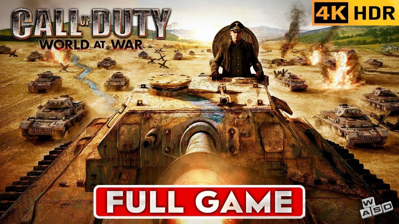 Call of Duty WORLD AT WAR FULL GAME Walkthrough [4K 60FPS | No ...