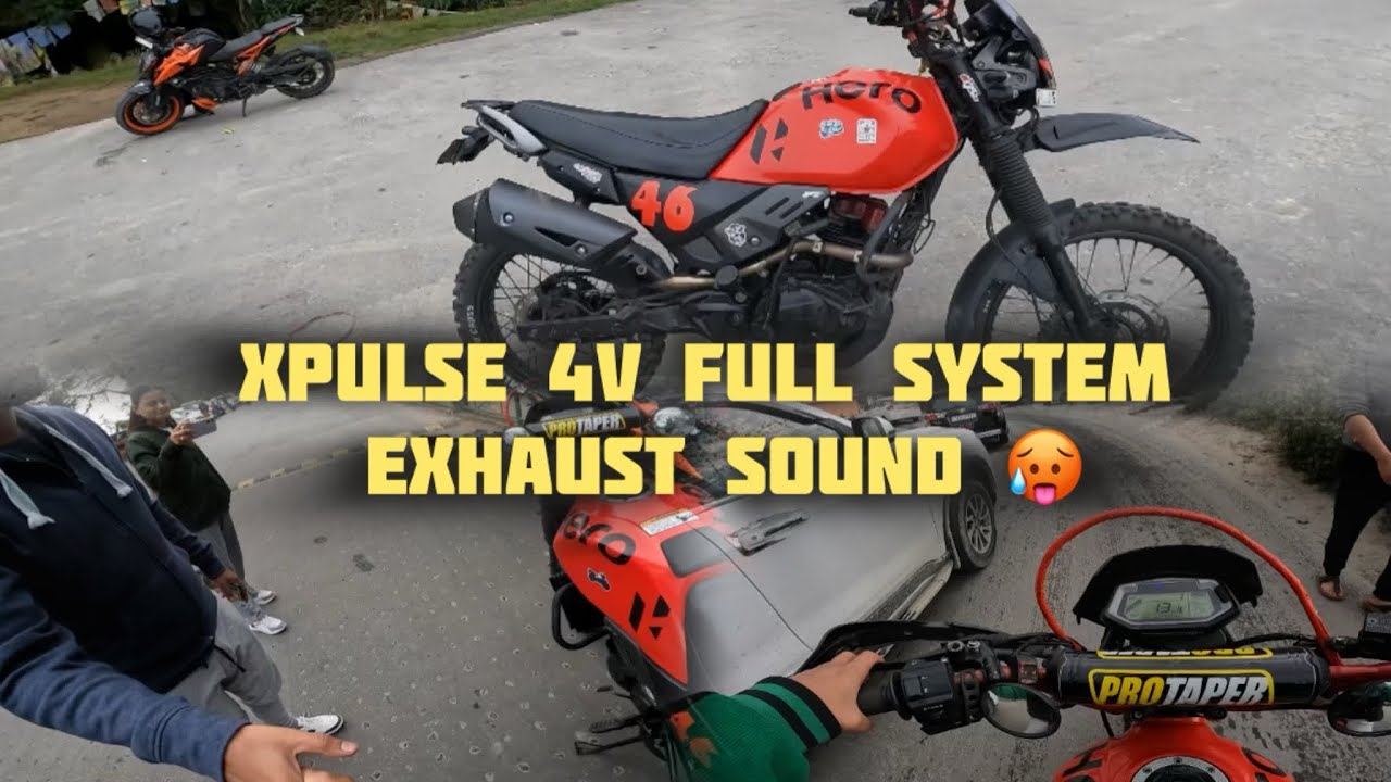 Xpulse 4v Full system exhaust sound // Xpulse Best modification ...