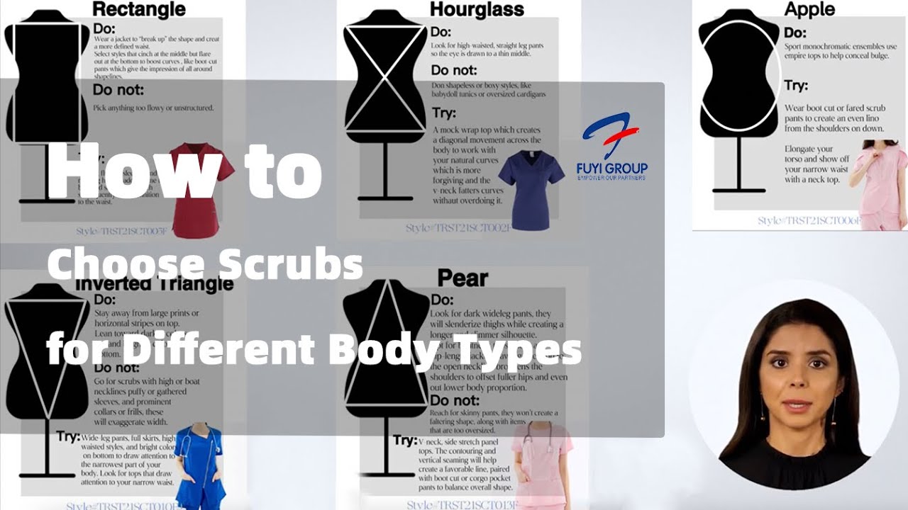 How to Choose Scrubs for Different Body Types? - YouTube
