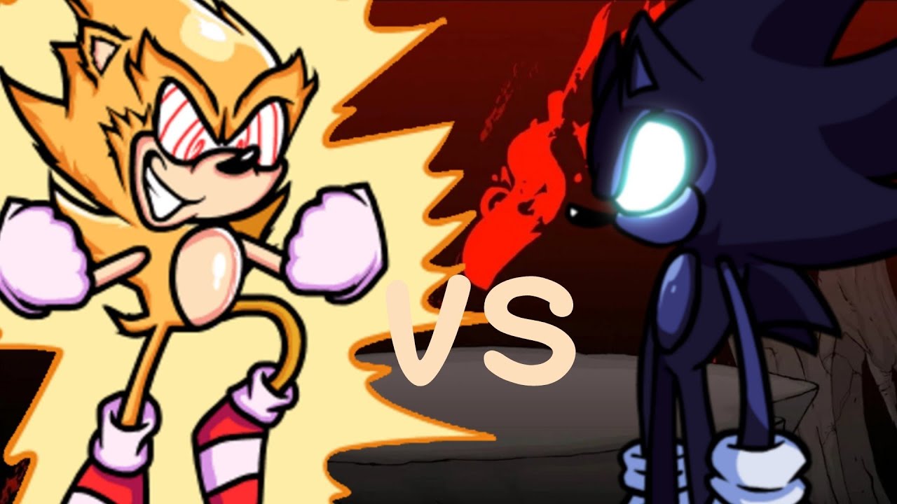fnf madness cover ( fleetway sonic vs dark sonic ) - YouTube