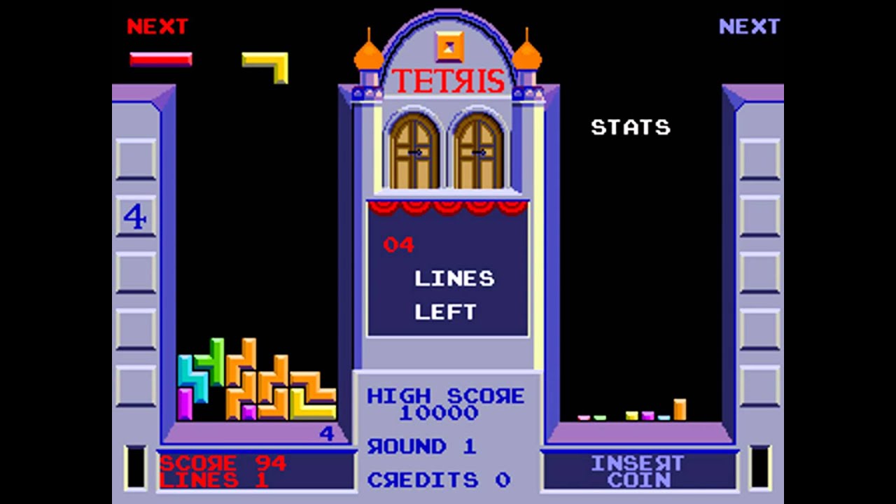 Tetris (set 1) [MAME] [shortplay] - YouTube