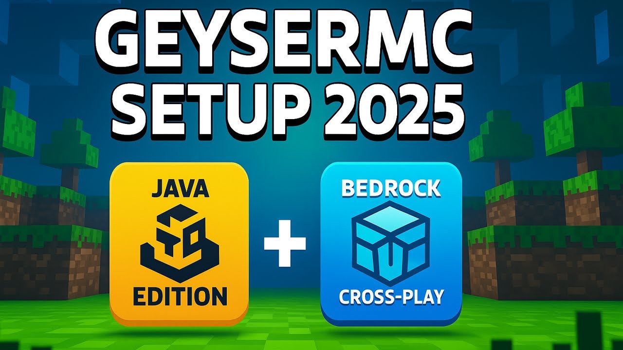 GeyserMC 2025 Setup Guide | Cross-Platform Minecraft Server Tutorial - YouTube