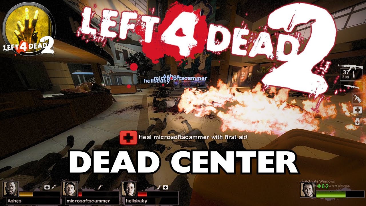 Playing L4D2 w/ Da Gang | Left 4 Dead 2 Campaign co-op - Dead Center ...