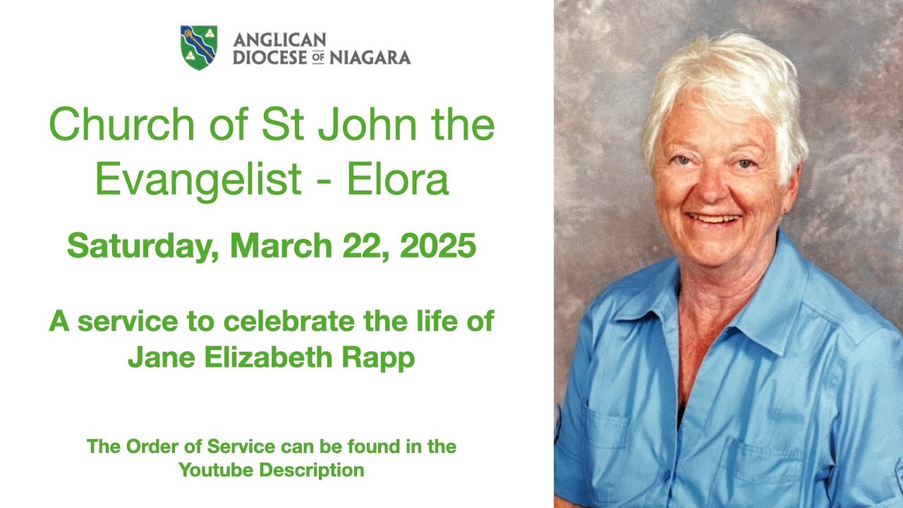 Celebration of Life Jane Rapp March 22 2025 - YouTube