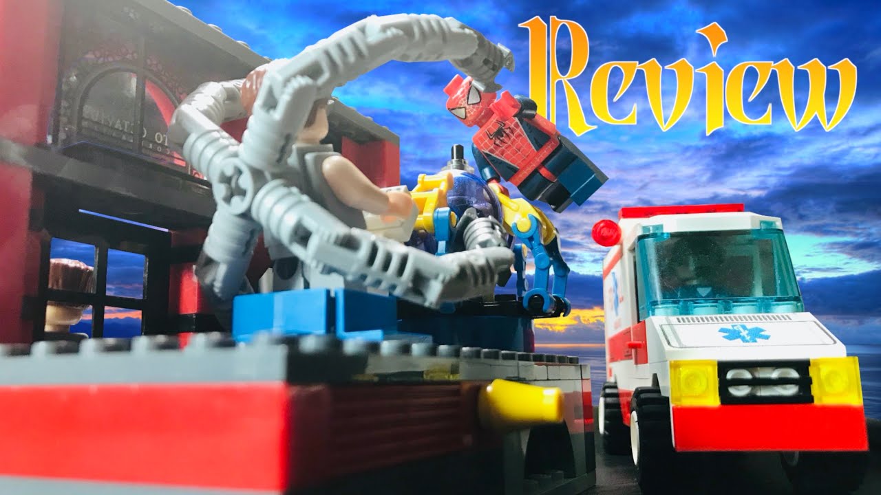 Vintage LEGO 4857 Spider-Man 2 Doc Ock's Fusion Lab In-Depth Review ...