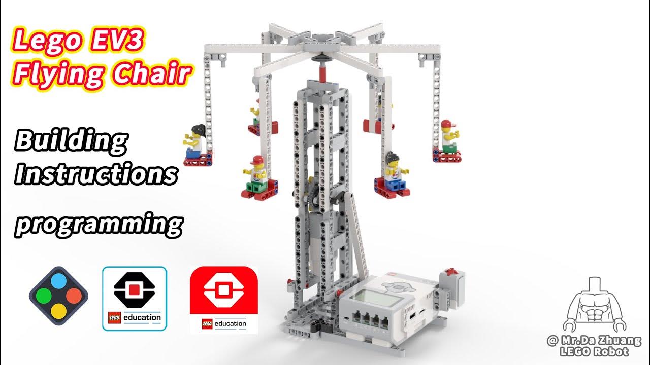 LEGO EV3 flying chair |building instructions and programming|[lego ev3 45544+45560 Core Set ...