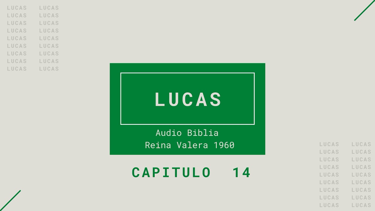 Lucas Capitulo 14 Audio Biblia Por Capitulos RV 1960 - YouTube