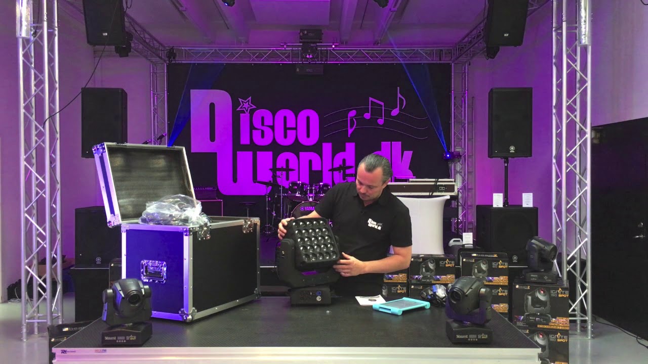Movinghead BeamZ Matrix 55 unbox - YouTube
