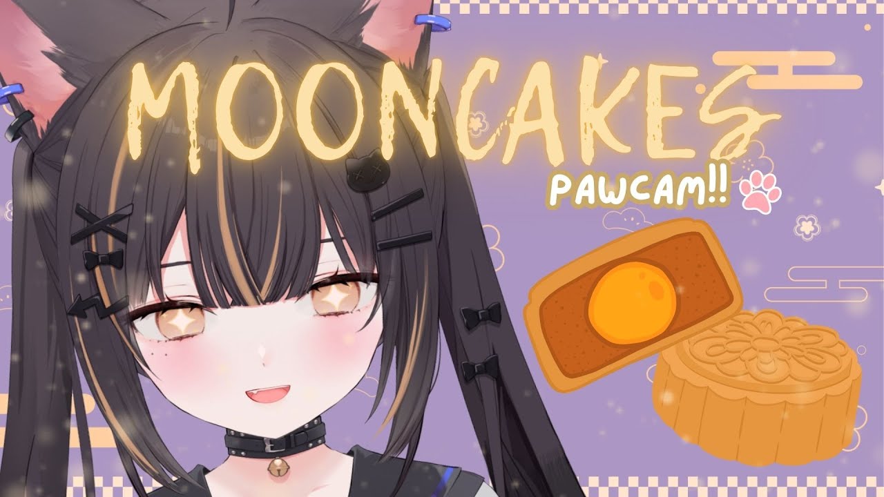 PAWCAM 】 cat eats mooncake - YouTube