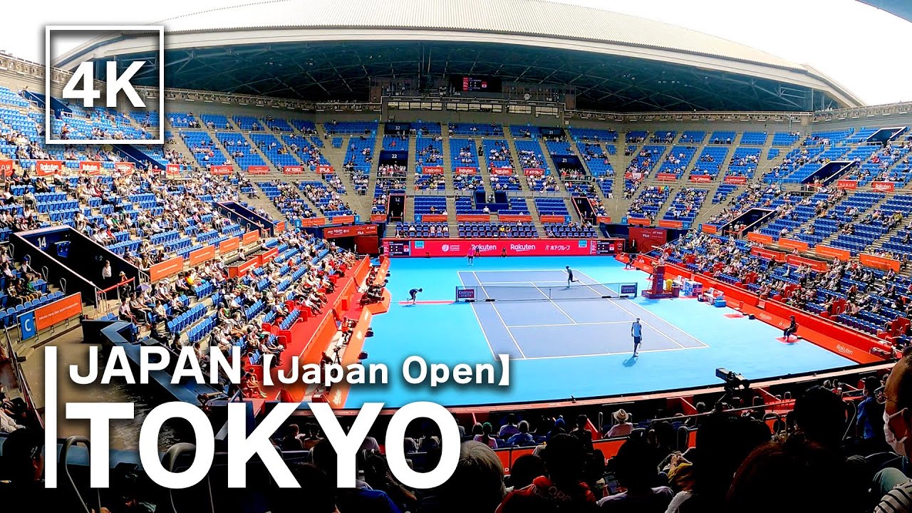 【4K】TOKYO - Rakuten Japan Open at Ariake Coliseum! | Japan Walking Tour ...