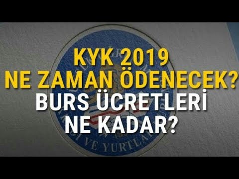 2019 KYK Bursları Ne Zaman Yatacak? KYK Burs Ücretleri Ne Kadar?
