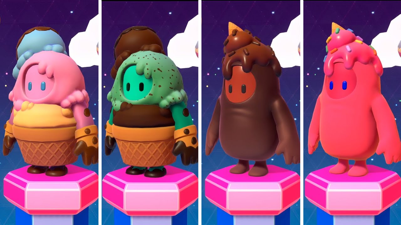Fall Guys - Season 4: Creative Construction #19 *Soft Serve Sundae Pack ...