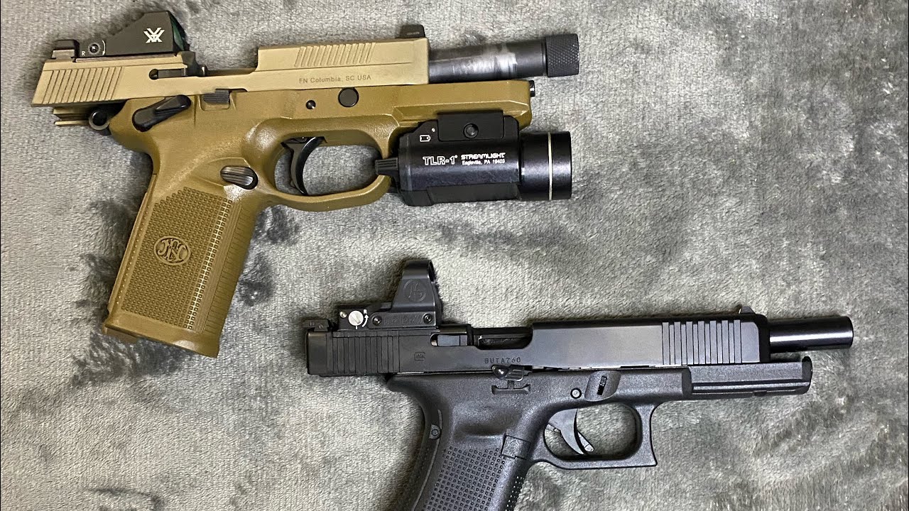 FNH FNX 45 Tactical and Glock 34 Update with Leupold DeltaPoint Pro and ...